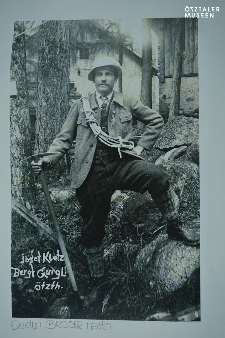 Ötztaler Museen BilderspaziergangFrühe Bergführer im Ötztal